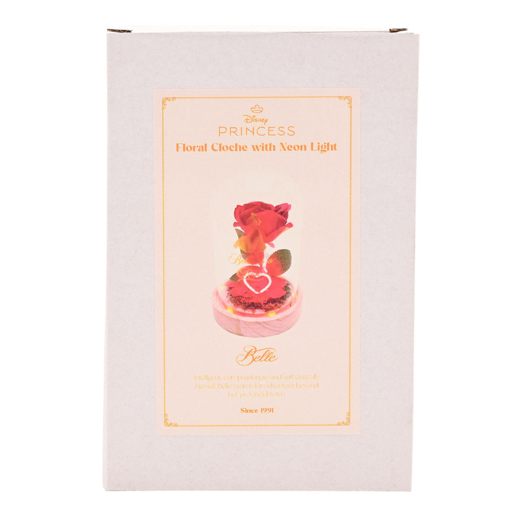 Disney Pastel Princess Belle 'Bold as a Rose' Florals in a Cloche with