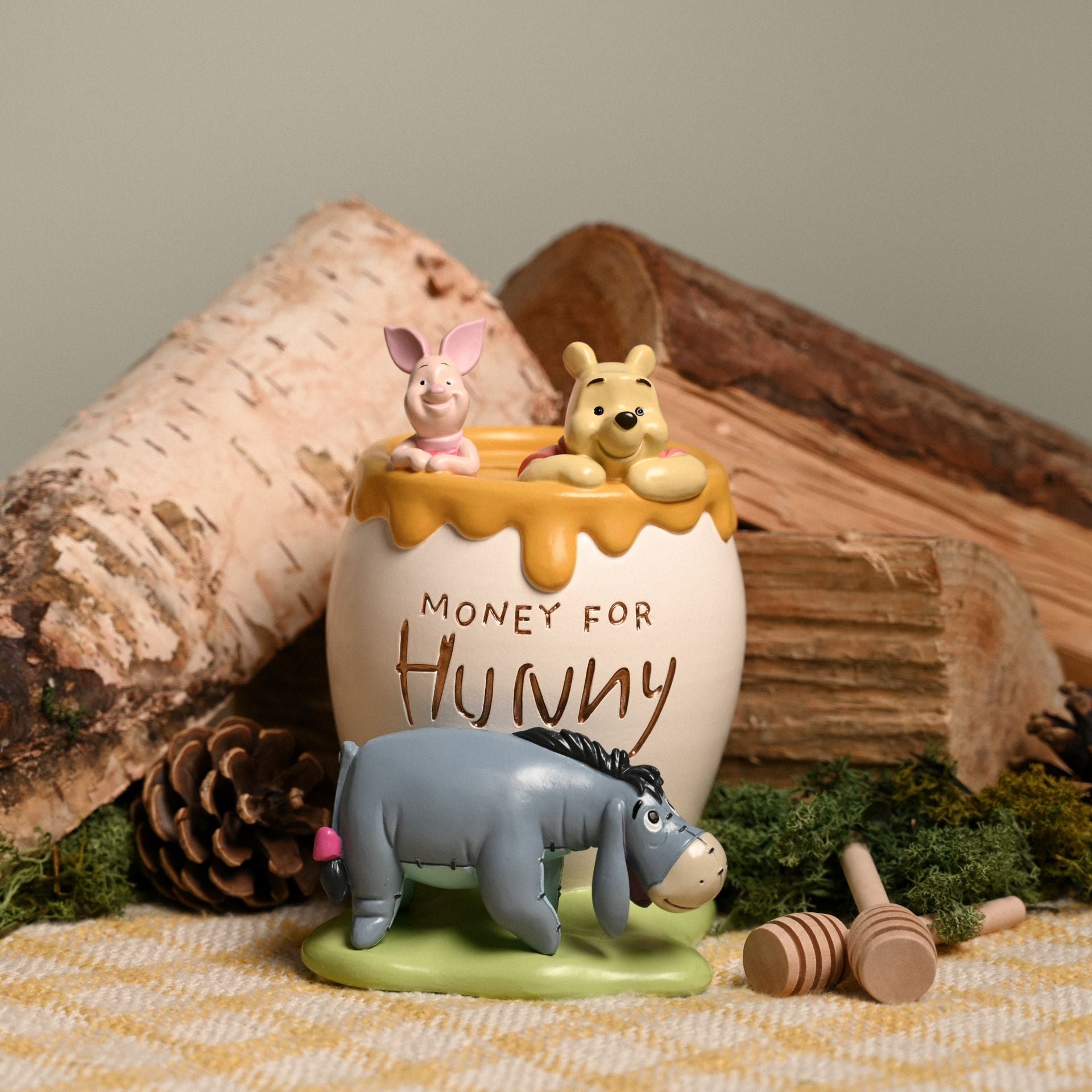 Disney Winnie the Pooh Resin 'Money for Hunny' Money Bank