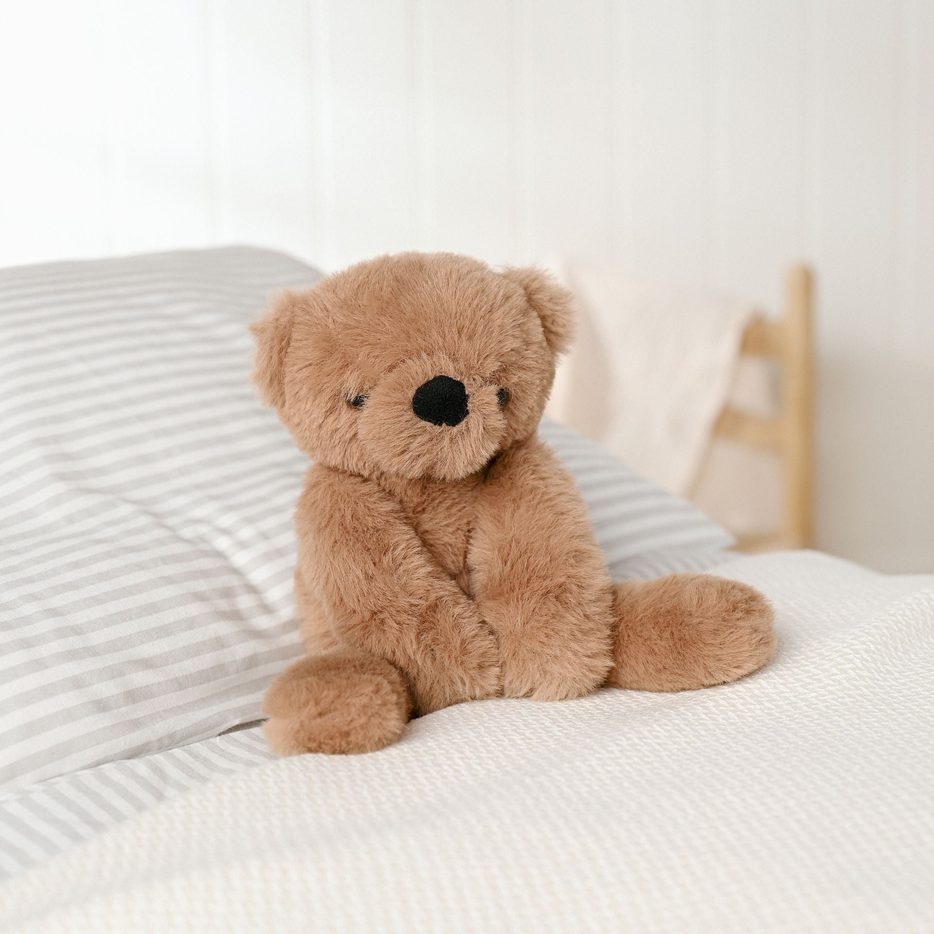 Hampton The Long Leg Teddy Bear Softie - Dark Brown Plush Toy in Optio