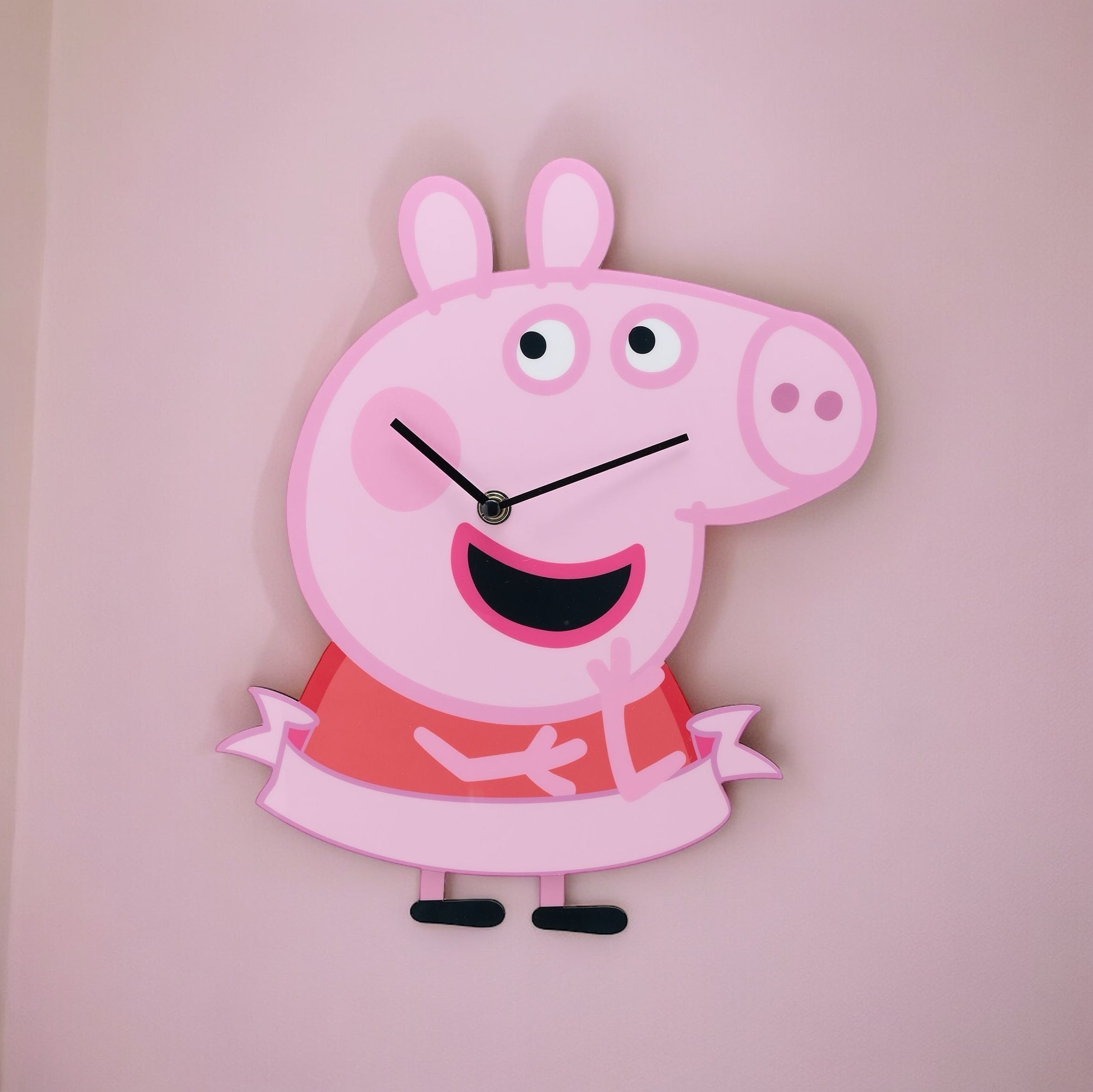 Peppa Pig Pendulum Wall Clock - 32cm