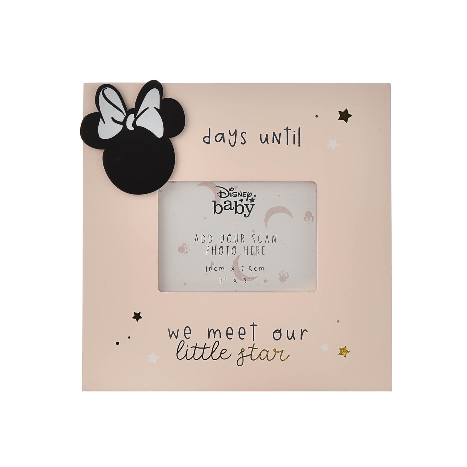 Disney Minnie Mouse Boxed Pink Scan Frame With Countdown